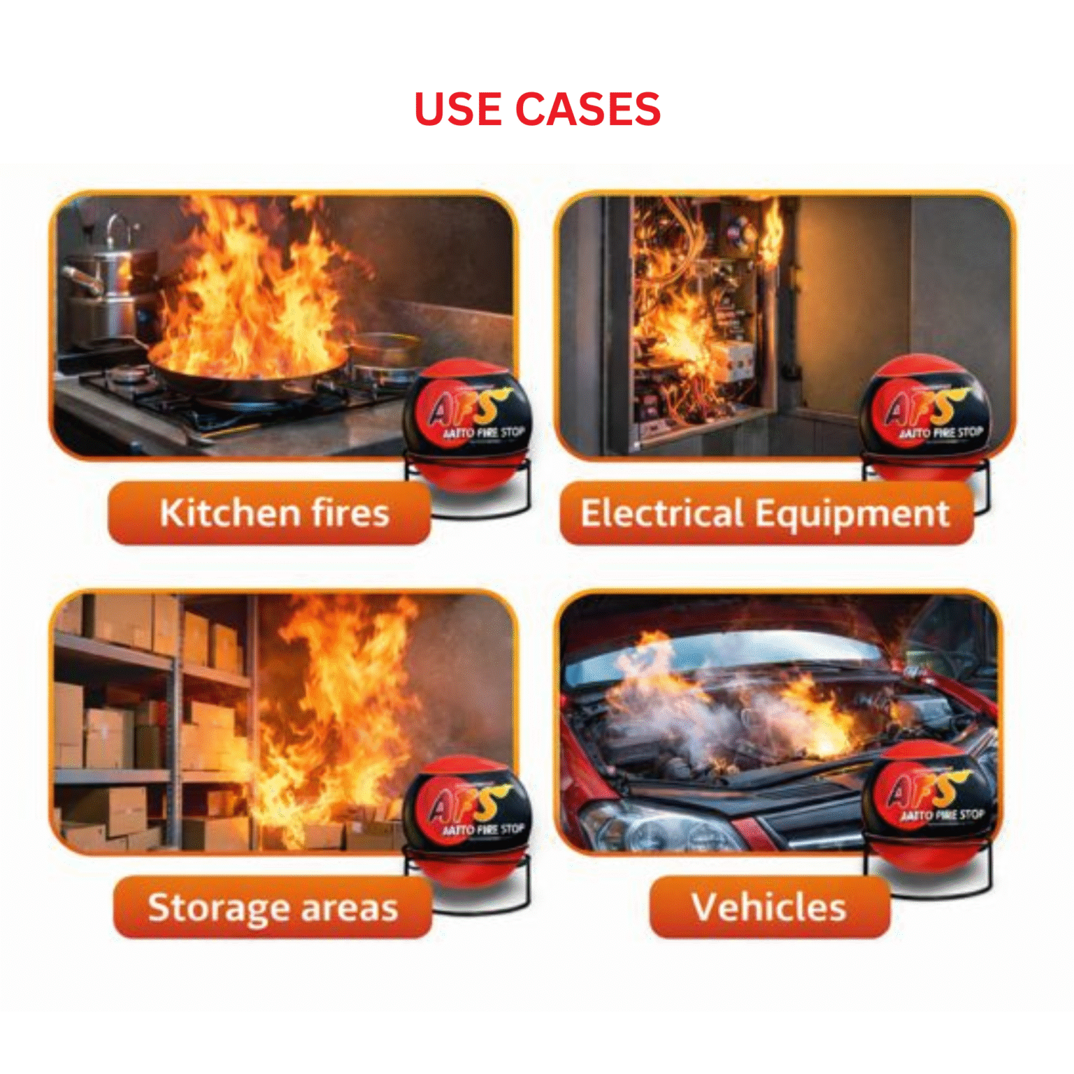 #1 Purchase Fire Extinguisher Ball | AFS (Auto Fire Stop)